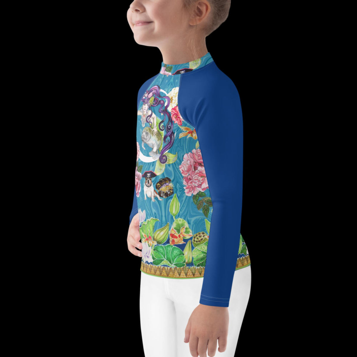Maddy Mermaid Kids Rash Guard – Magical Yogi Wear